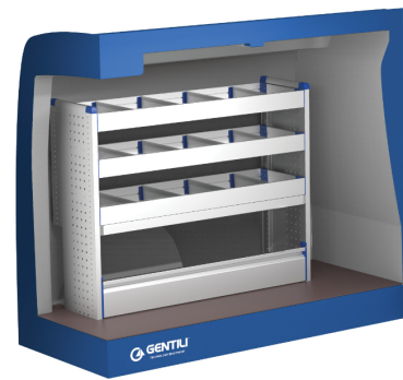 Gentili Infinity Fahrzeugeinrichtung aus Aluminium für Transporter - MP ...