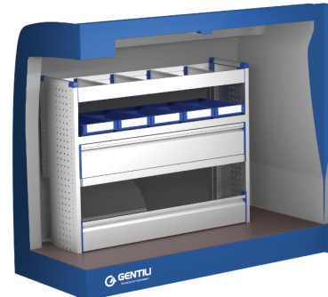 Gentili Infinity Fahrzeugeinrichtung aus Aluminium für Transporter - MP ...