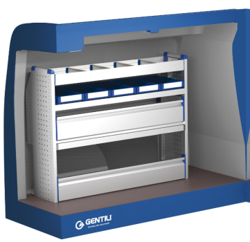 Gentili Infinity Fahrzeugeinrichtung aus Aluminium für Transporter - MP ...