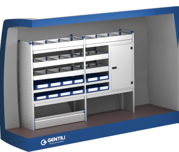Gentili Infinity Fahrzeugeinrichtung aus Aluminium für Transporter ...