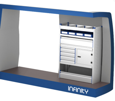 Gentili Infinity Fahrzeugeinrichtung aus Aluminium für Transporter ...