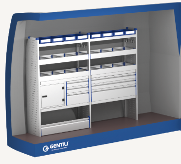 Gentili Infinity Fahrzeugeinrichtung aus Aluminium für Transporter - MP ...