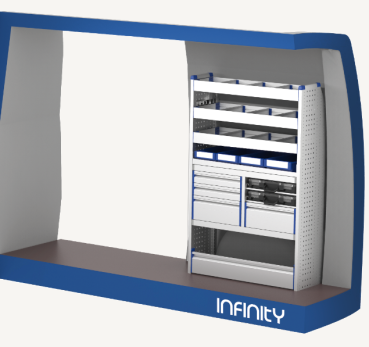 Gentili Infinity Fahrzeugeinrichtung aus Aluminium für Transporter ...