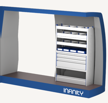 Gentili Infinity Fahrzeugeinrichtung aus Aluminium für Transporter ...