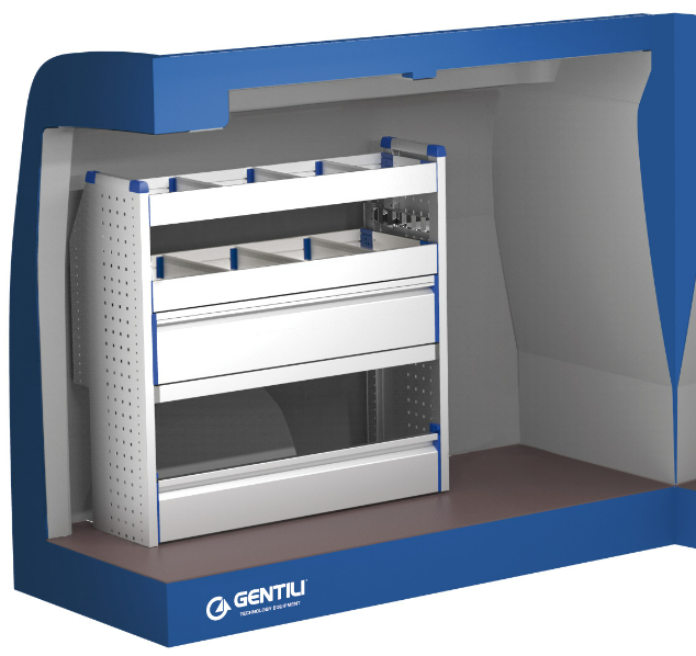 Gentili Infinity Fahrzeugeinrichtung aus Aluminium für Transporter ...