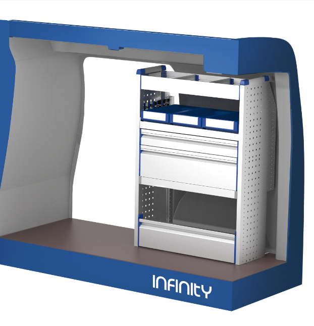 Gentili Infinity Fahrzeugeinrichtung aus Aluminium für Transporter ...
