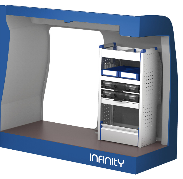 Gentili Infinity Fahrzeugeinrichtung aus Aluminium für Transporter - MP ...