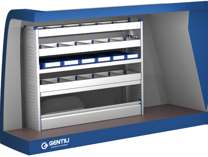 Gentili Infinity Fahrzeugeinrichtung aus Aluminium für Transporter ...