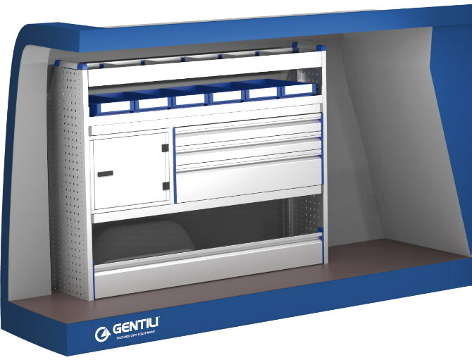 Gentili Infinity Fahrzeugeinrichtung aus Aluminium für Transporter - MP ...