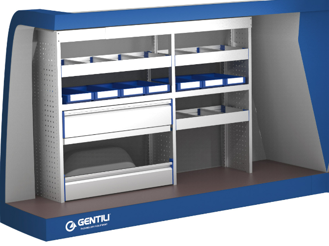 Gentili Infinity Fahrzeugeinrichtung aus Aluminium für Transporter ...