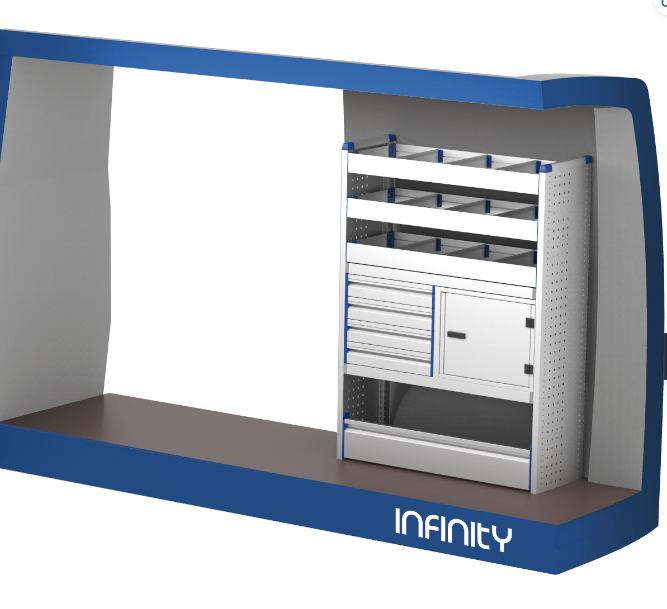 Gentili Infinity Fahrzeugeinrichtung aus Aluminium für Transporter ...