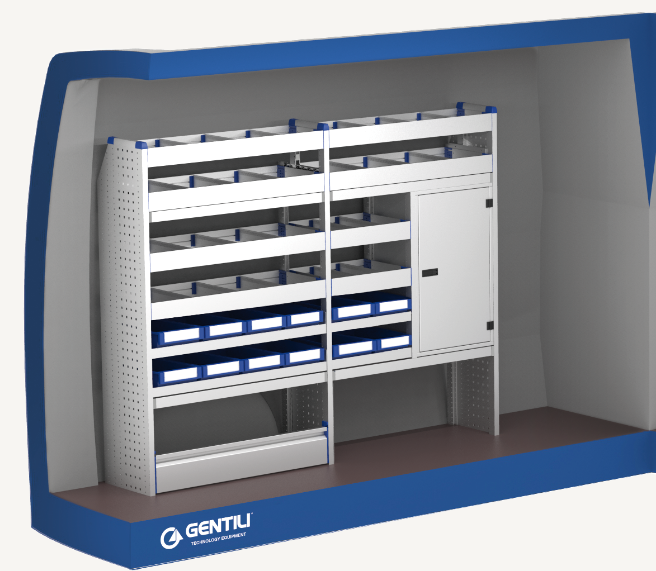 Gentili Infinity Fahrzeugeinrichtung aus Aluminium für Transporter ...