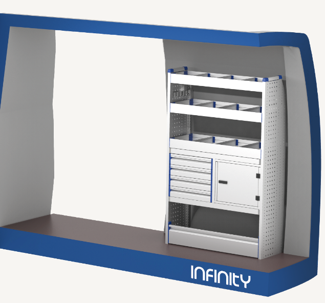 Gentili Infinity Fahrzeugeinrichtung aus Aluminium für Transporter ...