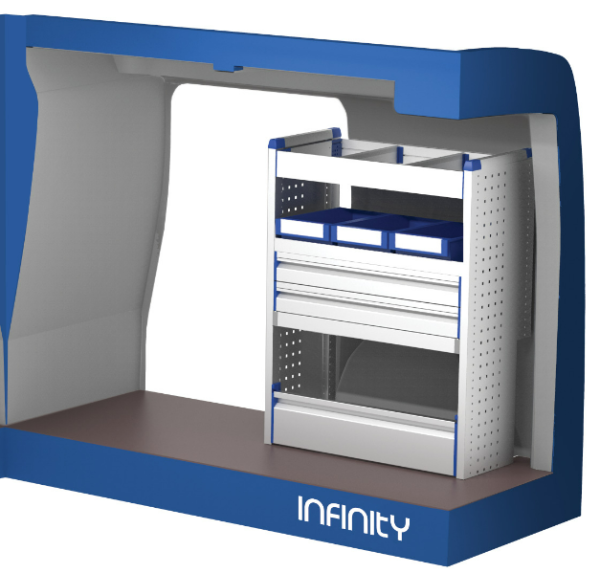 Gentili Infinity Fahrzeugeinrichtung aus Aluminium für Transporter ...